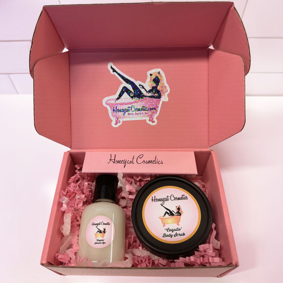 'Coquito Coquito' gift set - Honeycat Cosmetics
